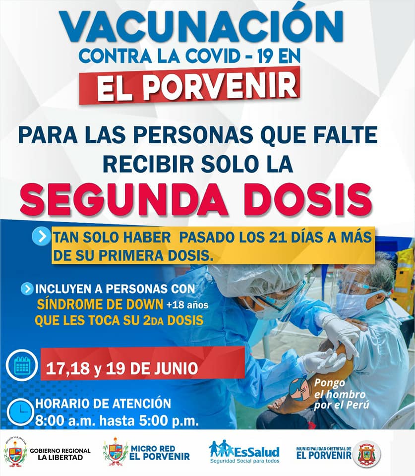 Vacunación contra la COVID-19 para las personas que falte recibir la ...