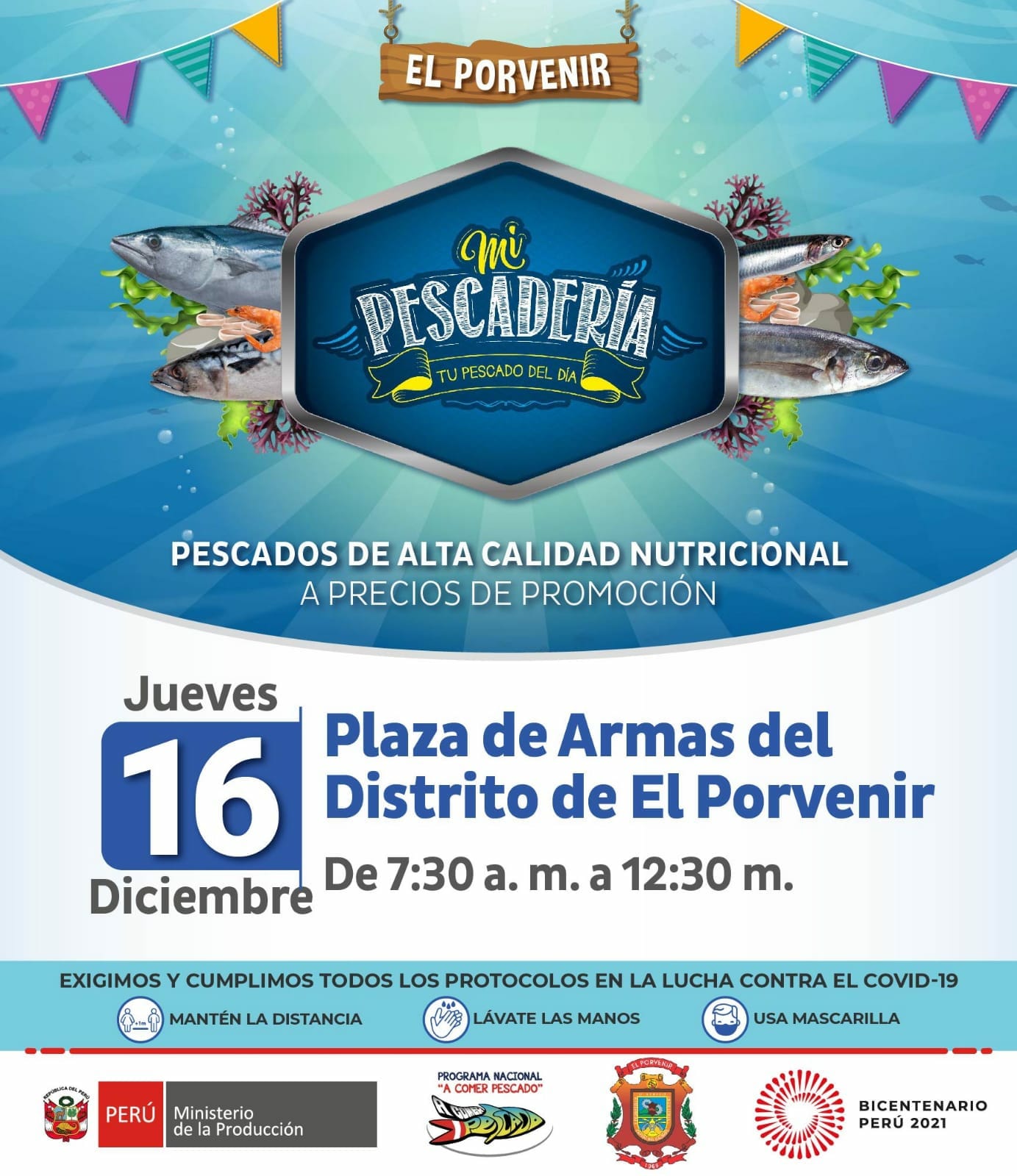 Feria Mi Pescadería este 16 de Diciembre. - Municipalidad Distrital de ...